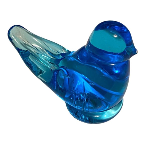 Ron Ray | Accents | Vintage Art Glass Bluebird Of Happiness Figurine ...